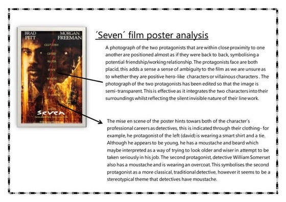 Film poster analysis | PPT