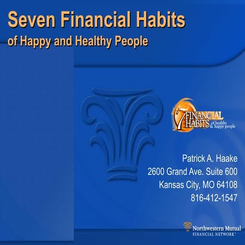 Seven Financial Habits V2 | PPTX