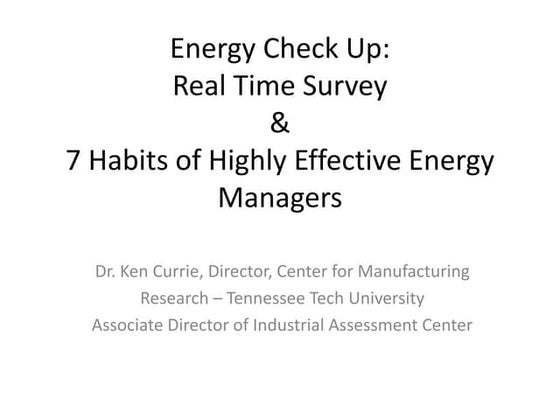 Effective Ways To Improve Energy Efficiency | PDF