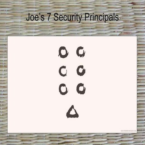Seven security principles | PPTX