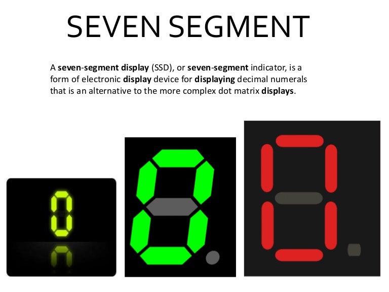Seven Segment Displau