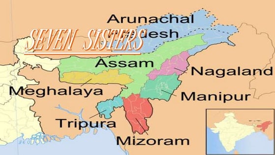 Seven sister states | PPTX