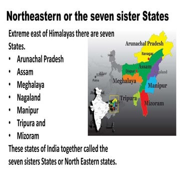 Seven sister states | PPTX