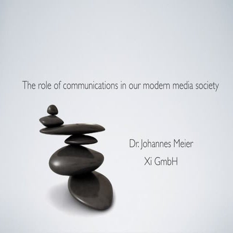 Seven types of ambiguity - the role of communications in the modern ...