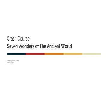 Seven Wonders of The Ancient World.pptx
