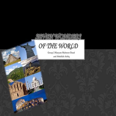 seven wonders of the world | PPTX