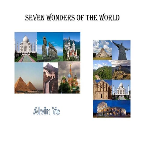Seven wonders of the world | PPT