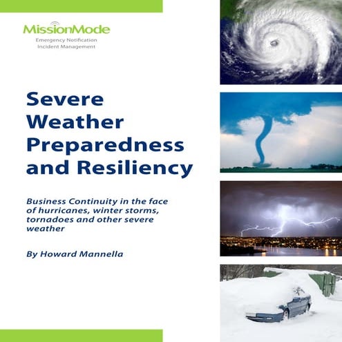 Severe Weather Preparedness and Resiliency | PDF