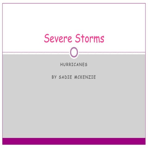 Severe Storms | PPT