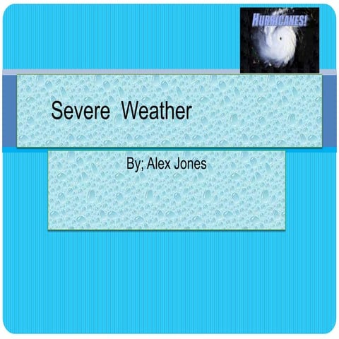 Severe Weather | PPTX