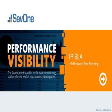 SevOne - IP SLA | PDF