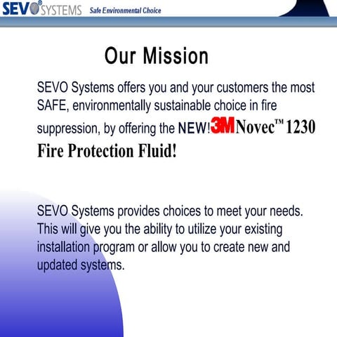 Sevo Systems | PPT | Chemistry | Science