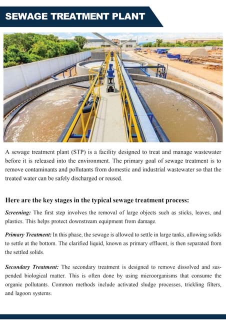 SEWAGE TREATMENT PLANT PPT.pptx | Home & Garden