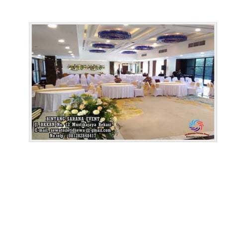 Sewa Meja Bulat Tebar Putih Runner Gold Area Jakarta Selatan.docx