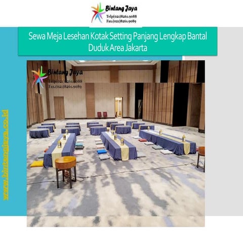 Sewa Meja Lesehan Kotak Setting Panjang Lengkap Bantal Duduk Area Jakarta.pdf