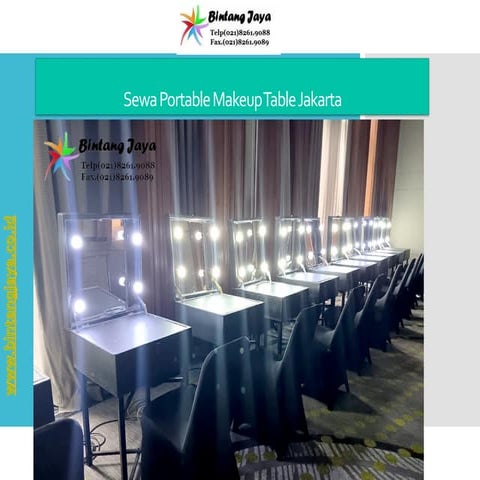 Sewa Portable Makeup Table Jakarta murah | PPT