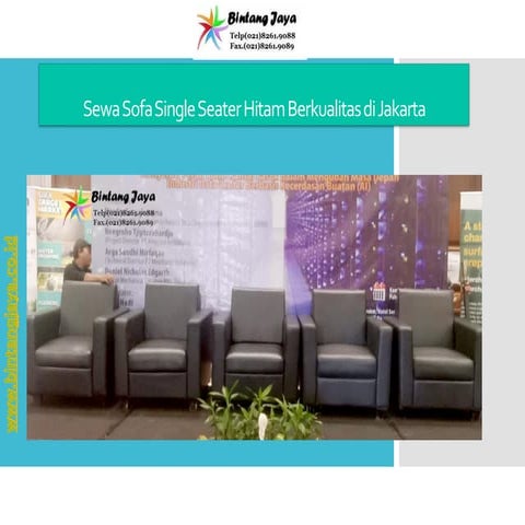 Sewa Sofa Single Seater Hitam Berkualitas di Jakarta.pdf