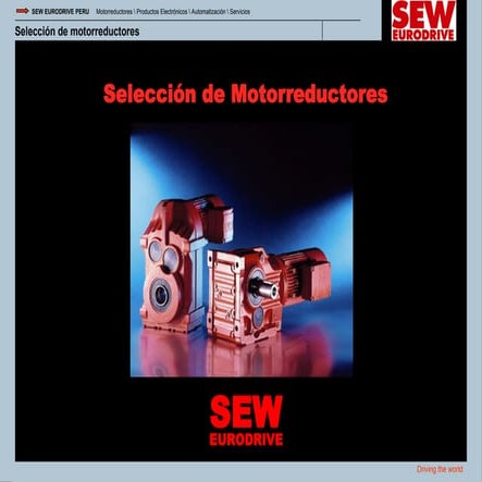 Capacitacion Motoreductores basico Sew Eurodrive | PPT