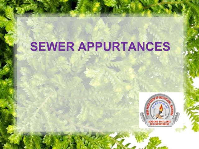 Building dranage system | PPTX