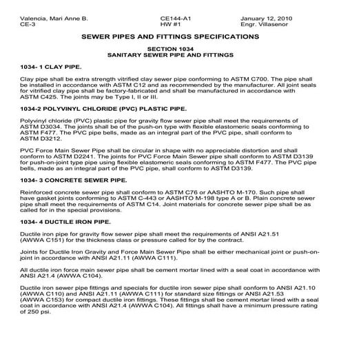 Sewer pipes-and-fittings | PDF
