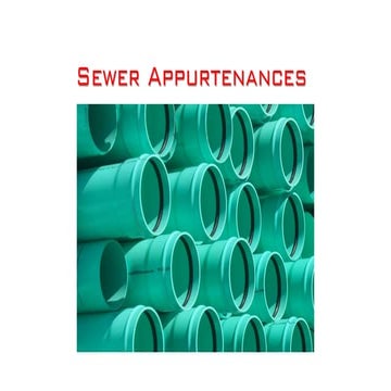 Sewer appurtenances | PDF