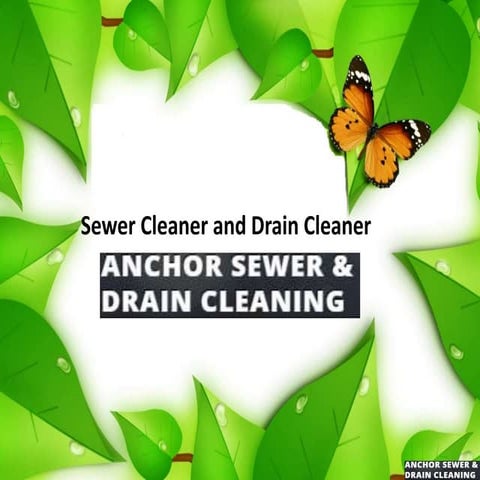 Sewer cleaner and drain cleaner | PPT