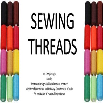 SEWING THREADS | PPTX