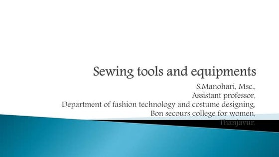 Sewing Tools and Equipment Module 2.pptx