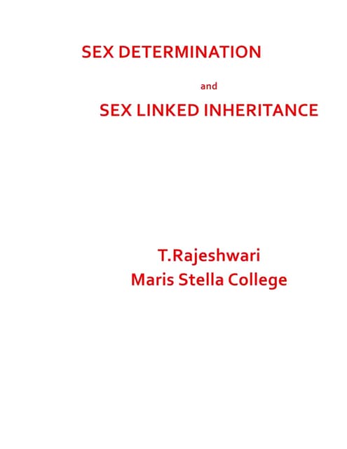 Sex Determination In Humans Pdf 1197