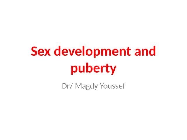 Physiology of Puberty and Menopause | PPTX