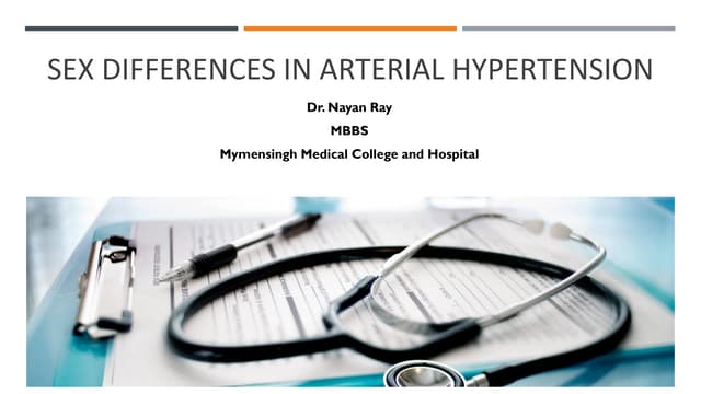 Sex Differences In Hypertension Pdf