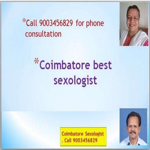 Sex Dr Coimbatore Best Sexologist To Treat And Guide For Natural Pregnancy Ppt 
