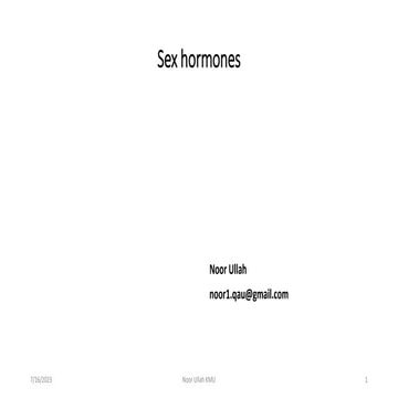 Sex Hormones 2 Pptx