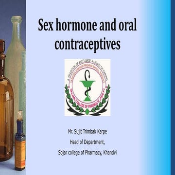 Sex Hormones And Oral Contraceptive [autosaved] Pptx