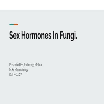 Sexual reproduction in Fungi | PPTX