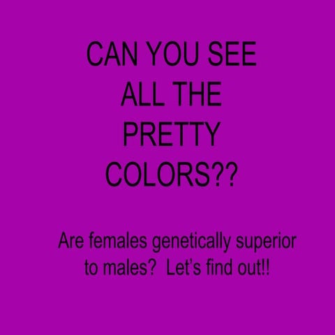 sexlinked colour theory with genetic.ppt