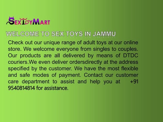 Welcome To Sex Toy In Bhopal Ppt