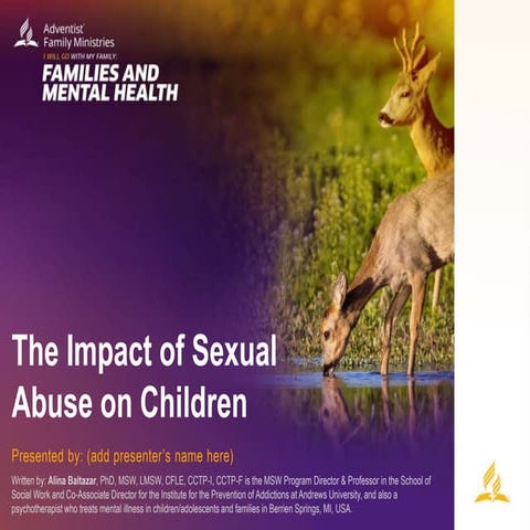 The Role of the Department of Education in Preventing Child Sexual Abuse | PPT