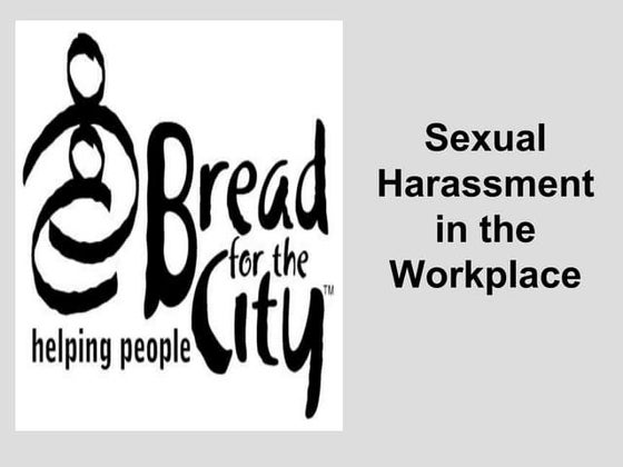 School project sexual harassment awareness | PPTX