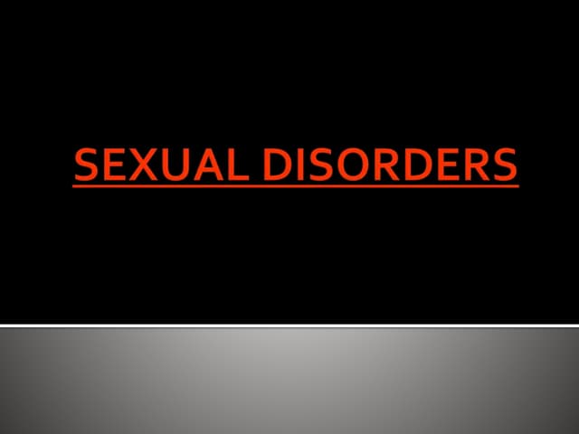 Human Sexual Behavior | PPTX