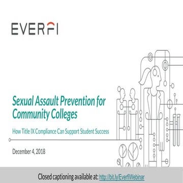 Sexual Assault Prevention for Community Colleges Webinar | PPTX