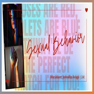 Human Sexual Behavior | PPTX