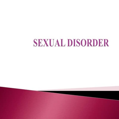 Sexual Disorderpptx 4212