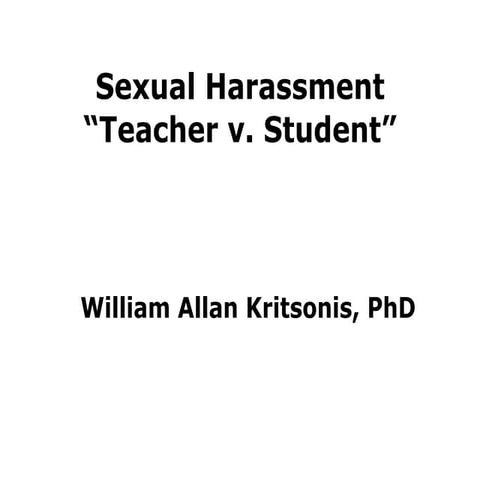 Sexual Harassment | PPT