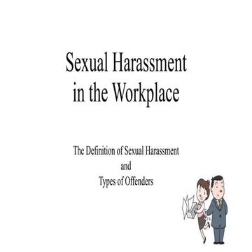 Sexual harassment definition & offenders | PPT