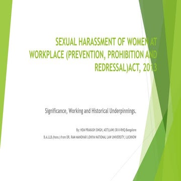 SEXUAL HARASSMENT OF WOMEN AT WORKPLACE PPT.pptx