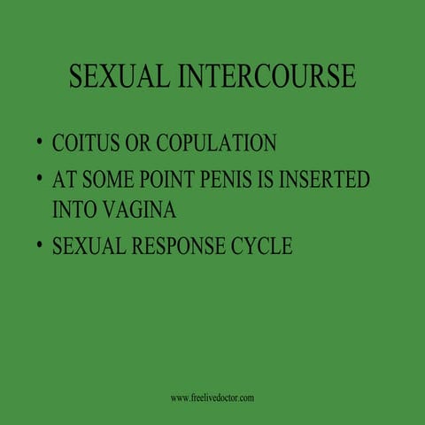 Sexual Intercourse,Conception | PPT
