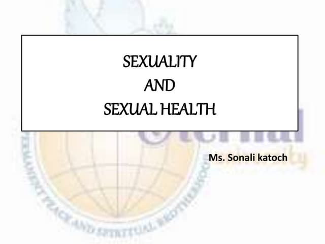Sexuality And Reproductive Health Presentation Pdf