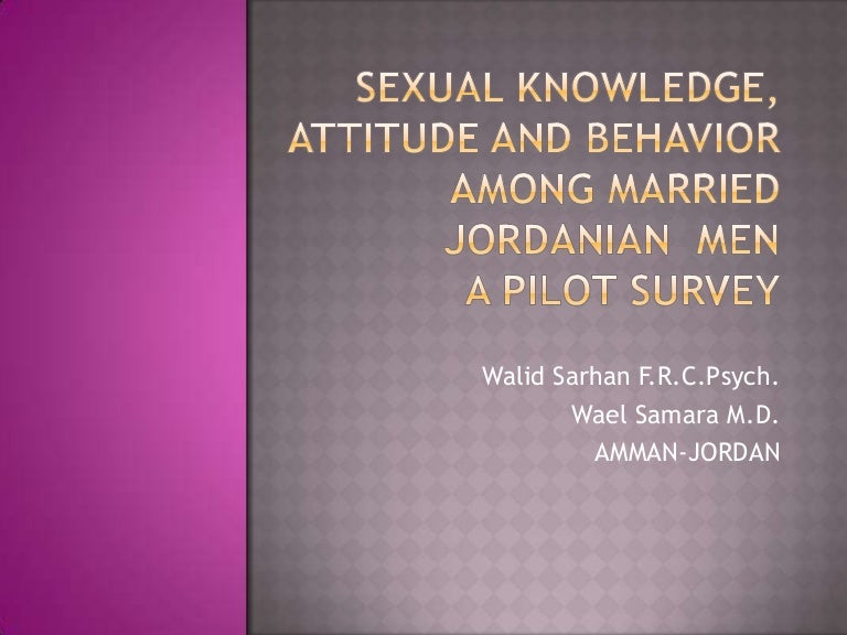 Sexual Knowledge Attitude And Behavior Among Married