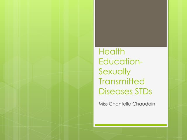 Sexually Transmitted Infections Prevention Pdf 6138